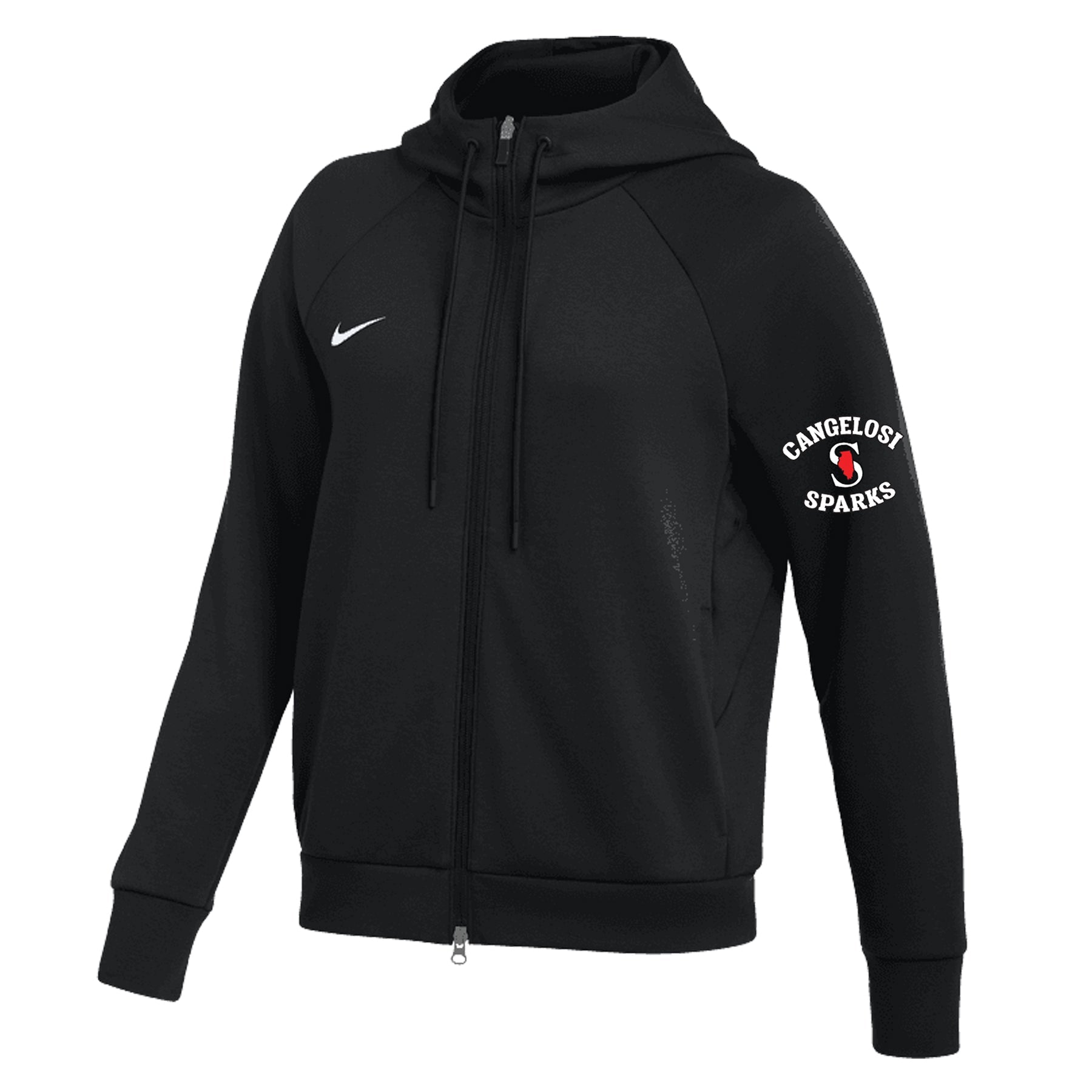 WOMENS NIKE SPARKS DF TEAM PRIMARY FULL ZIP HOODIE – CANGELOSI SPARKS ...